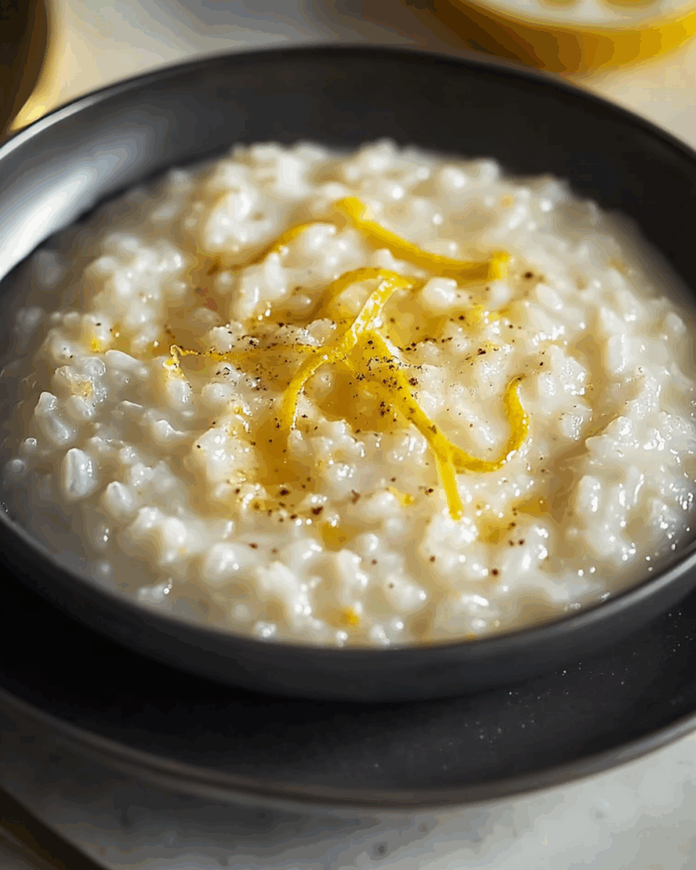 Lemon Rice Pudding - homeasyrecipes
