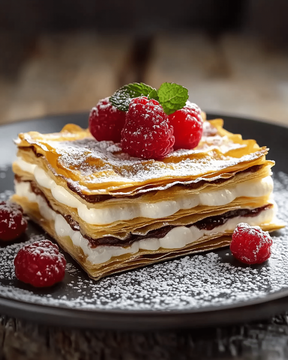 Delicate Mille-Feuille - homeasyrecipes