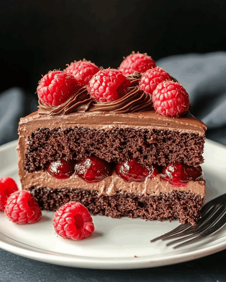 Mini Chocolate & Raspberry Cake - homeasyrecipes