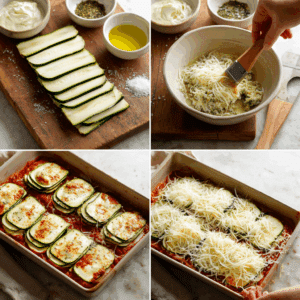 Layered Zucchini Ricotta Melts with Marinara – The Best Comfort Bake Ever