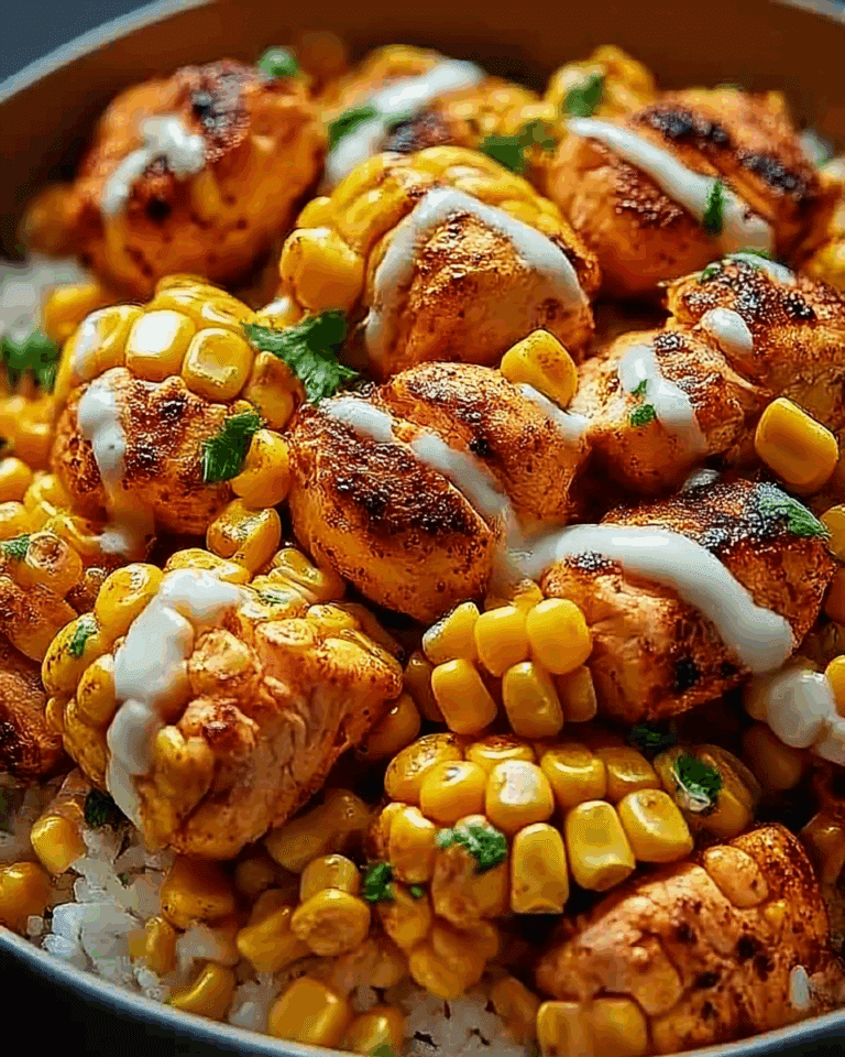 High Protein Street Corn Chicken - homeasyrecipes