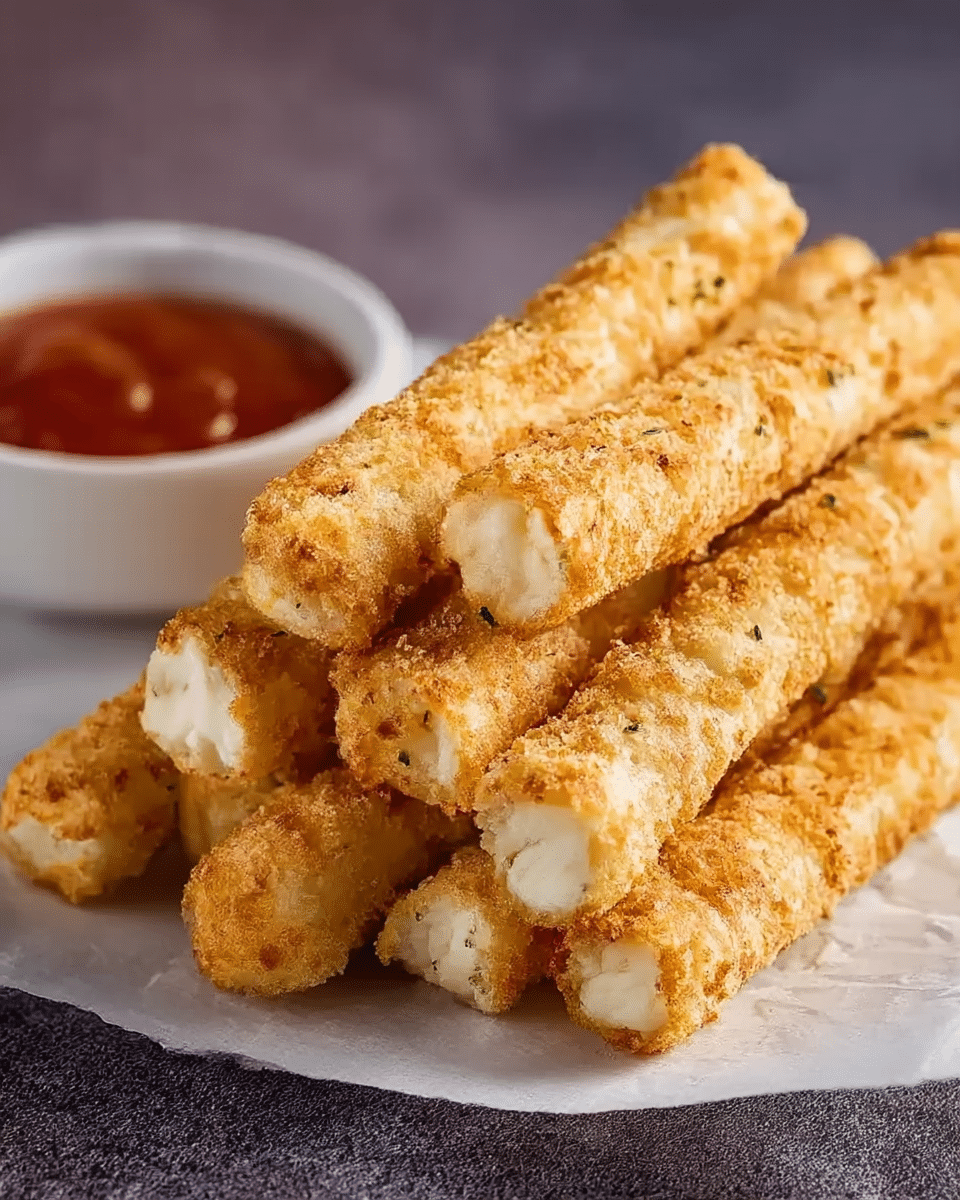 2-Ingredient Cottage Cheese Cheese Sticks - homeasyrecipes