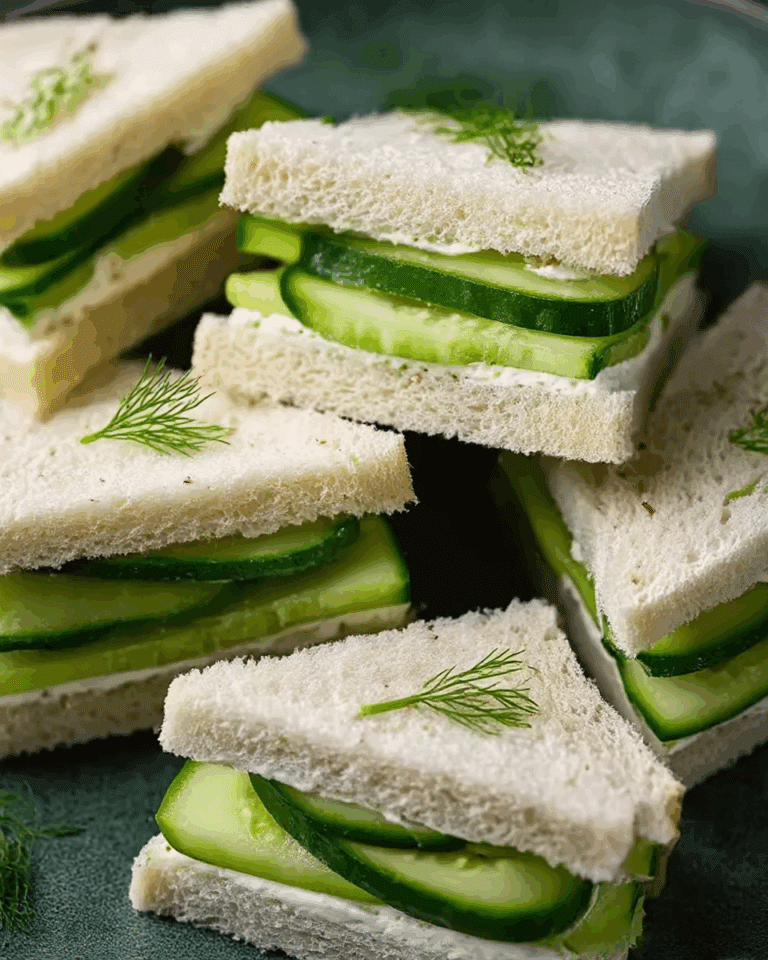 Cucumber Sandwiches - homeasyrecipes
