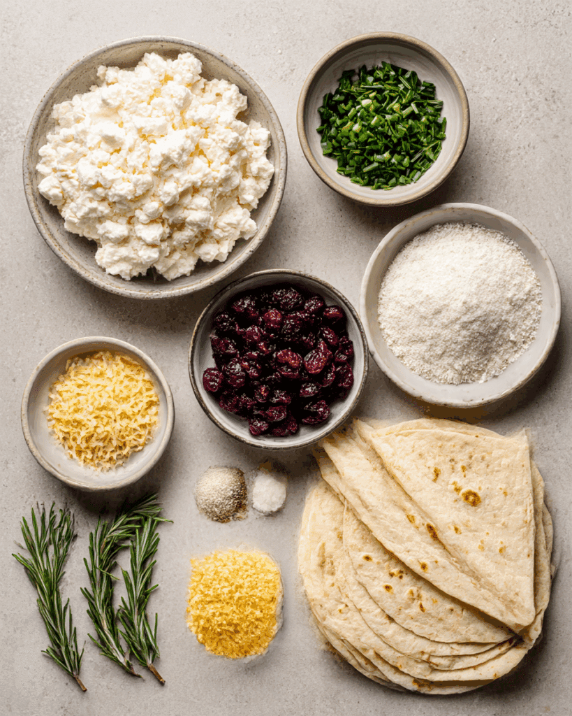 Savory Christmas Cranberry Roll-Ups - homeasyrecipes