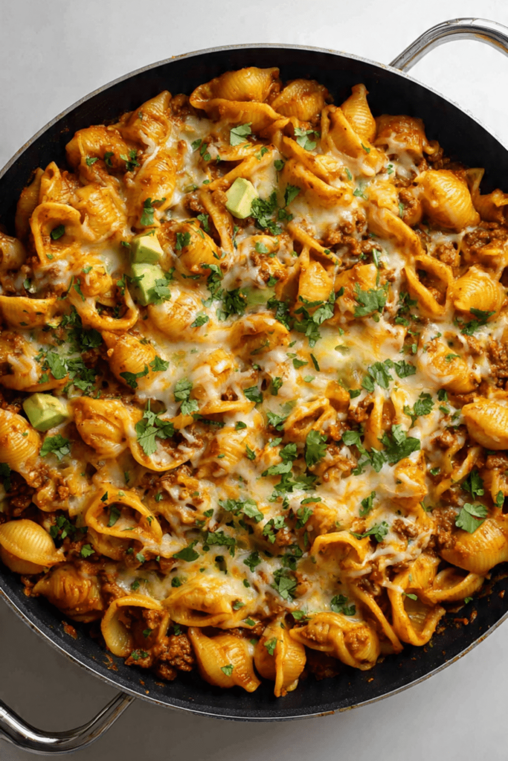 One Pot Cheesy Taco Pasta - homeasyrecipes