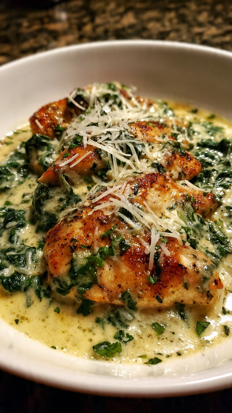 Chicken Florentine Recipe - homeasyrecipes