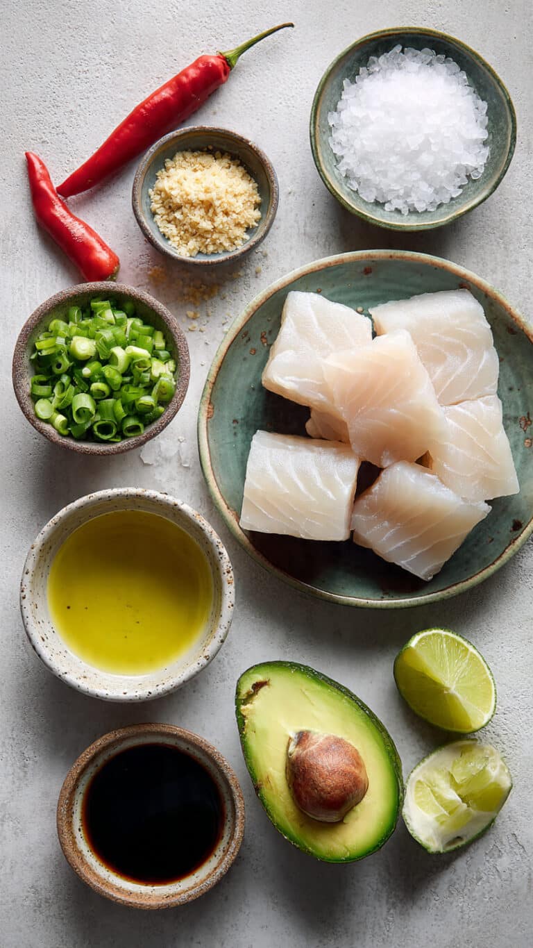 Chinese Steamed Cod Fish with Ginger Scallion Sauce - homeasyrecipes