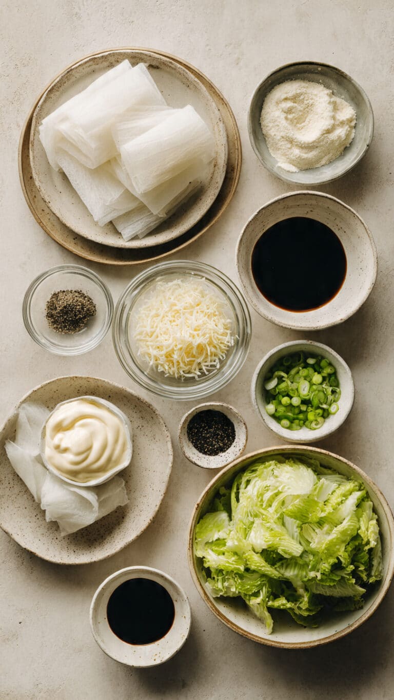 Chicken Caesar Rice Paper Rolls - homeasyrecipes