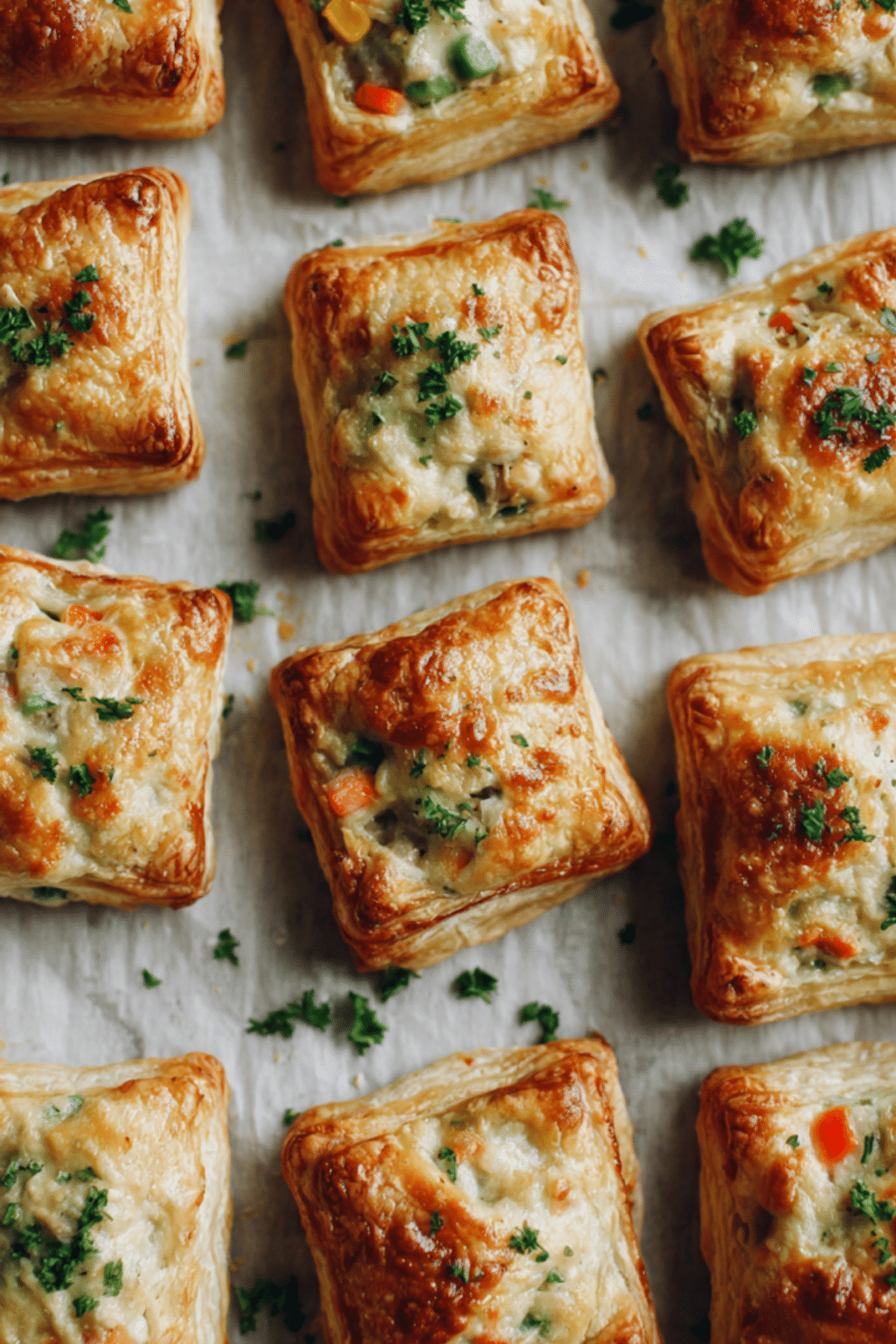 Easy Chicken Pot Pie Bites - homeasyrecipes