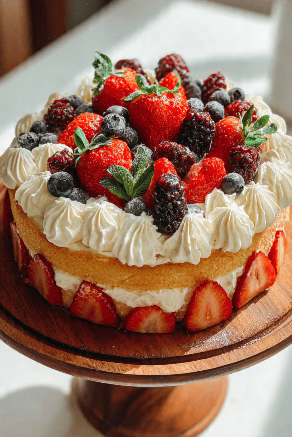 Porto’s Milk and Berries Cake at Home - homeasyrecipes