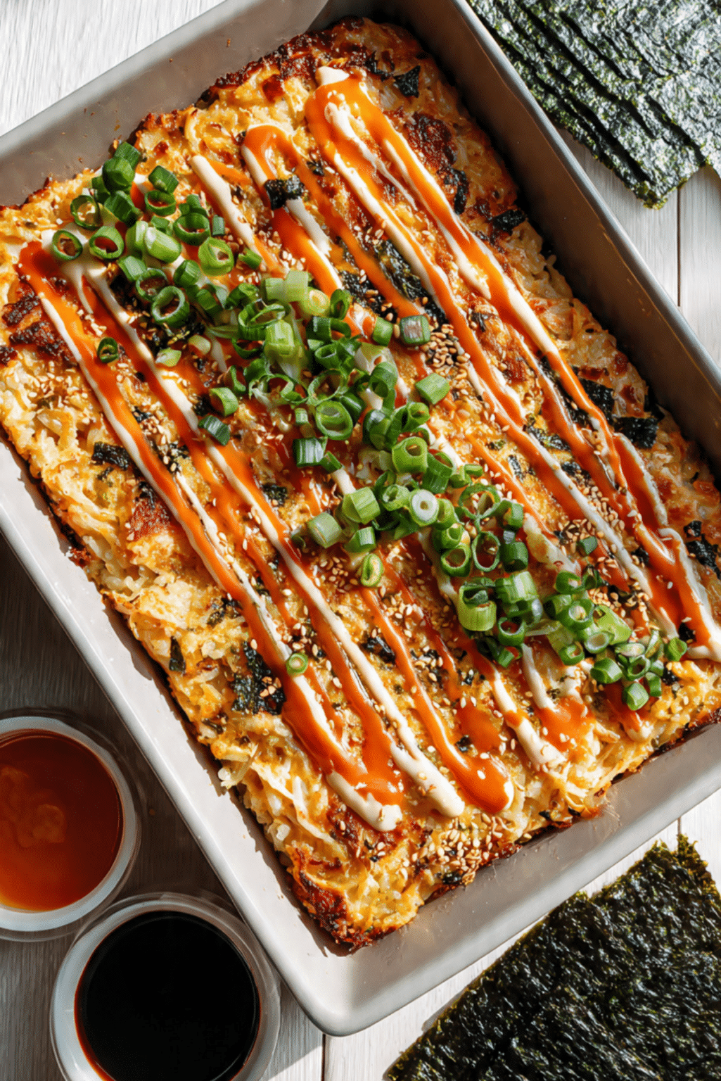 Sushi Bake (Viral TikTok Recipe) - homeasyrecipes