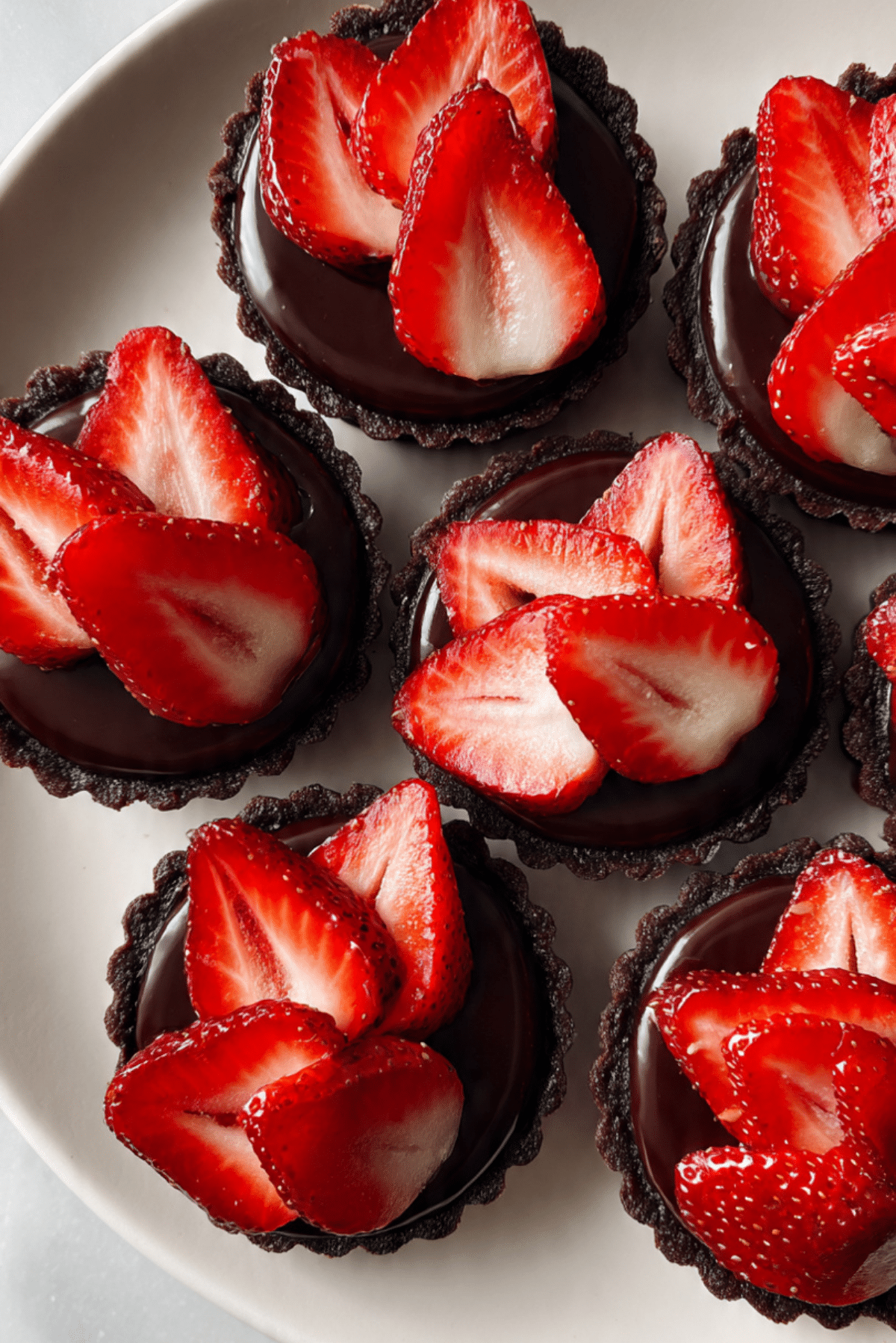 Tahini Chocolate Tarts - homeasyrecipes